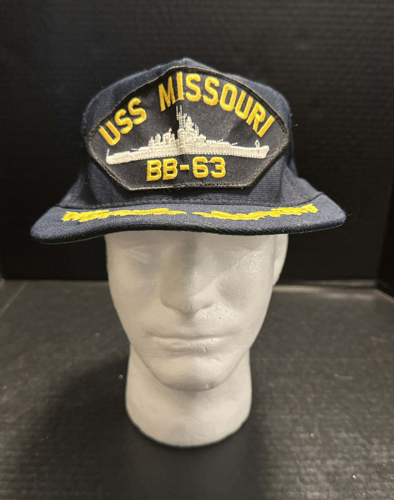 Vintage USS Missouri BB 63 NAVY BATTLE Ship Patch Sna… - Gem