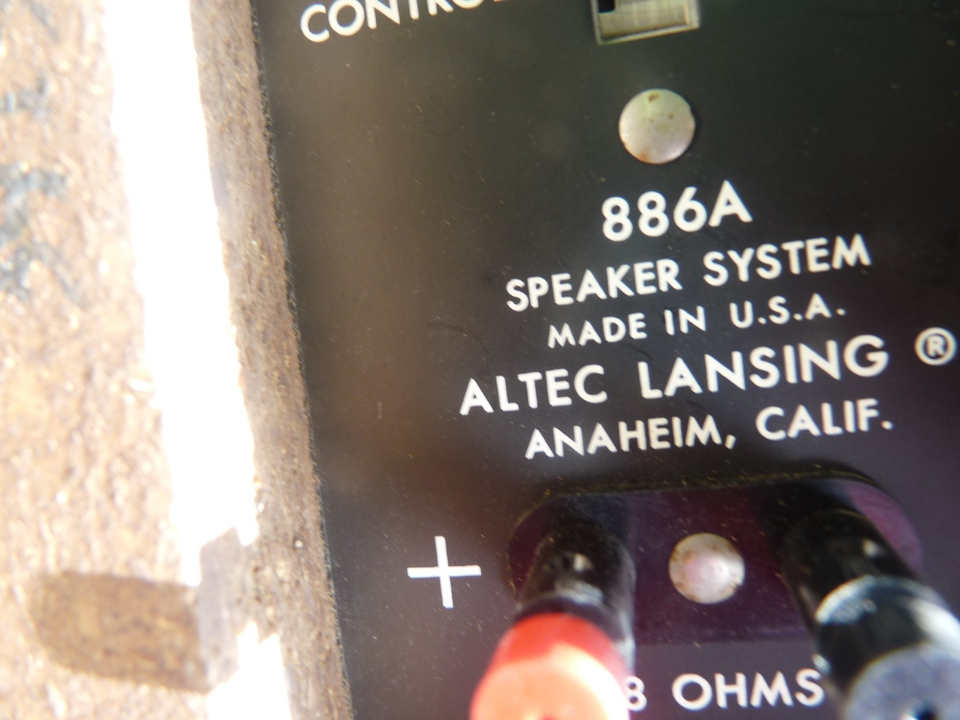 Altec 886A Vintage Classic Walnut Stereo Speakers Anaheim, California ...