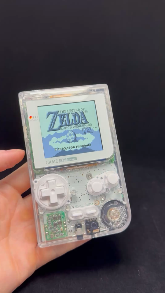 Nintendo Gameboy Pocket with Crystal Shell Modern IPS Screen - New ...