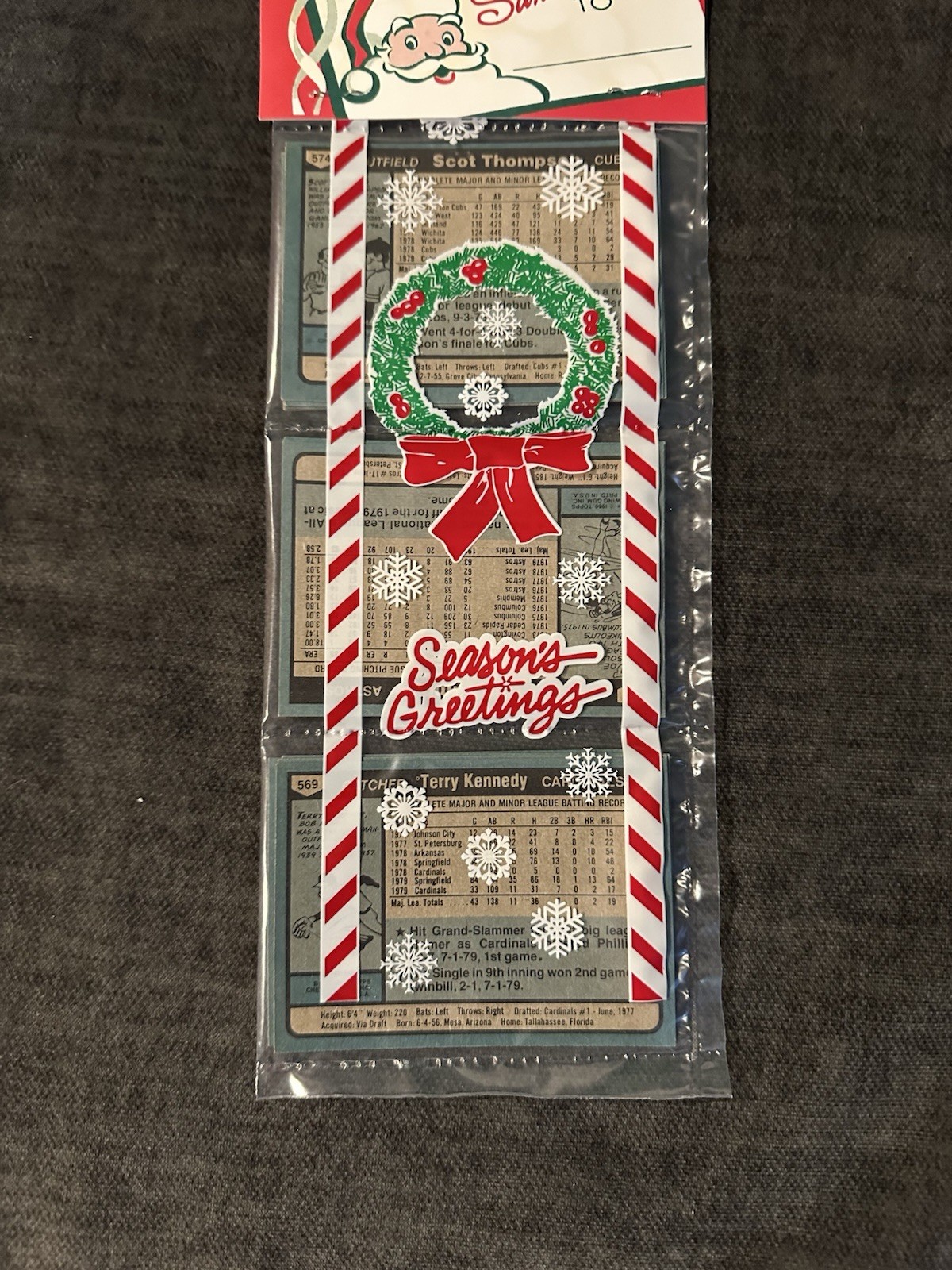1980 TOPPS XMAS BASEBALL RACK PACK NOLAN RYAN ROD CAREW SKIP LOCKWOOD ...