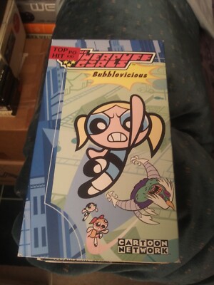 The Powerpuff Girls - Bubblevicious RARE Cartoon Network 2000 VHS Cat ...