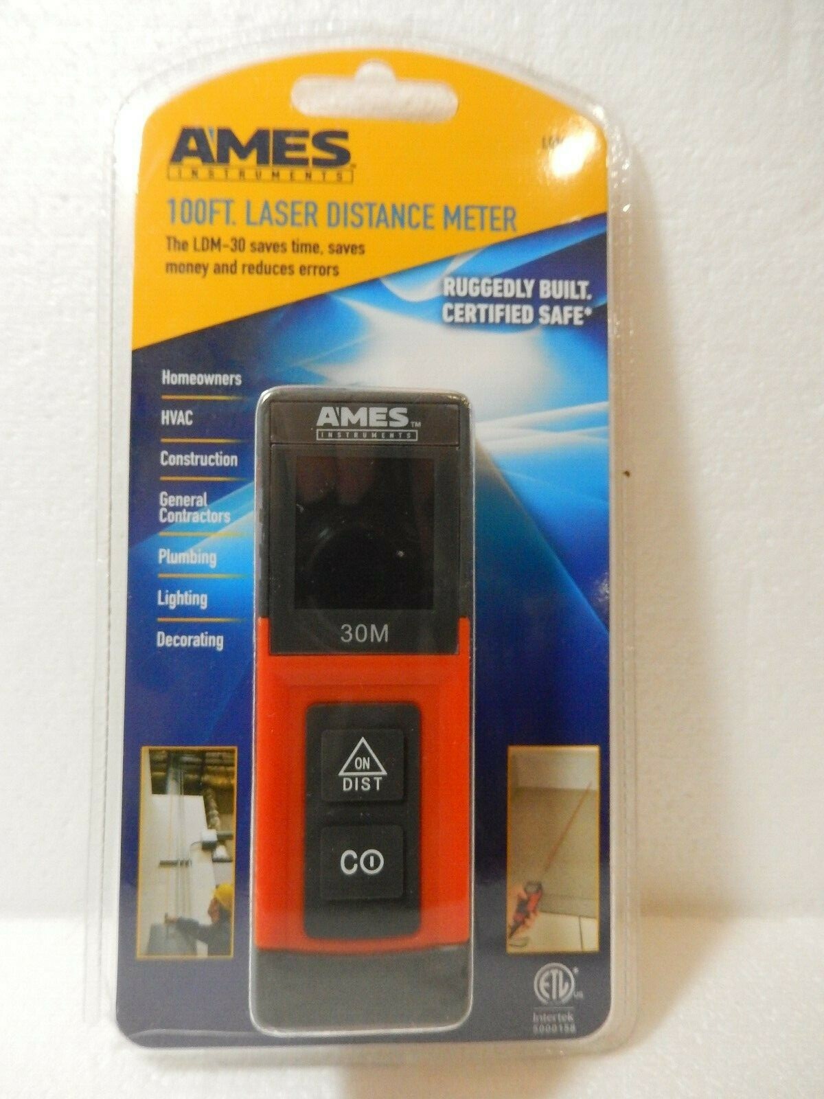 AMES 100FT. Laser Distance Meter LDM-30 - Portable - 2018 - Sealed | eBay