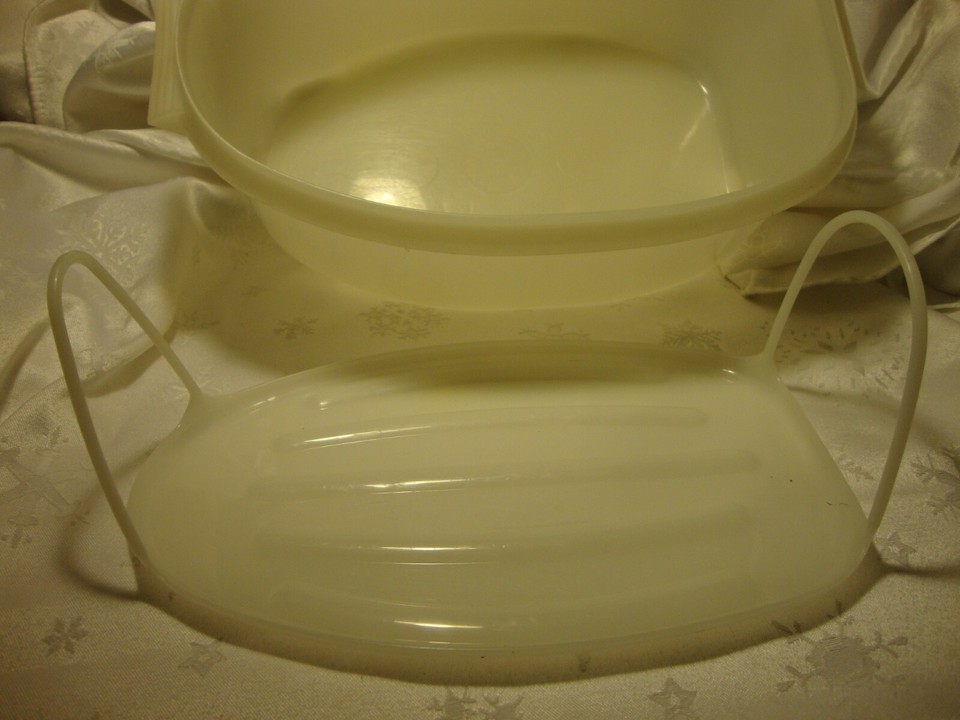 Vintage TUPPERWARE #487 Ham/Turkey Saver Container~Thanksgiving ...