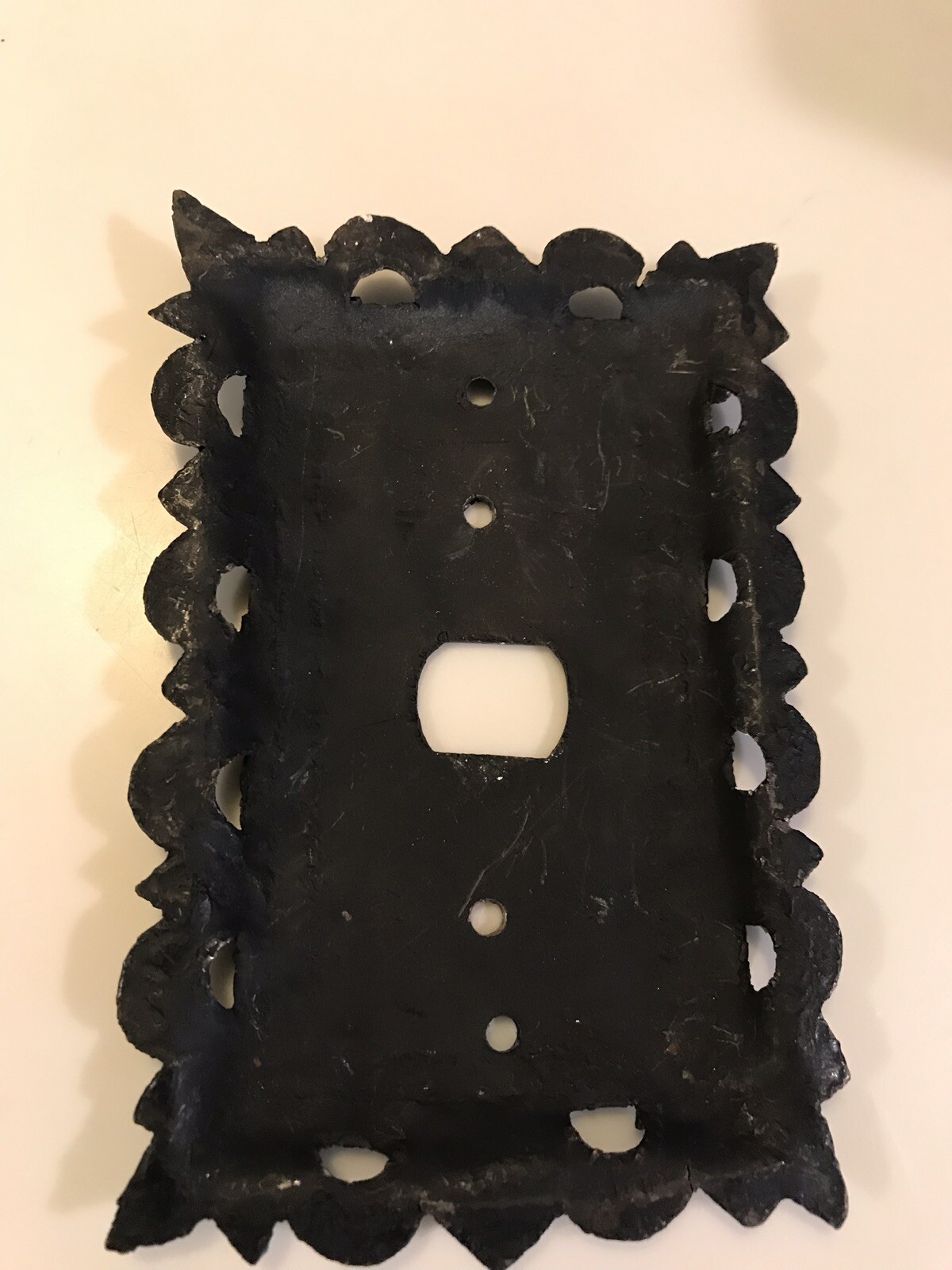 Heavy Santa Fe Southwestern Black Metal Switch Plate Single Toggle ...