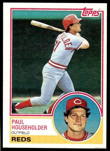 1983 Topps Baseball Card Paul Householder Cincinnati Reds #34 | eBay