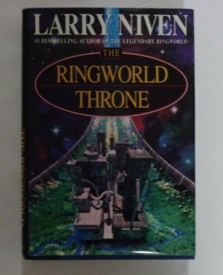 LARRY NIVEN LOT 8 PAPERBACKS AND RINGWORLD THRONE HARDCOVER GENTLY USED ...