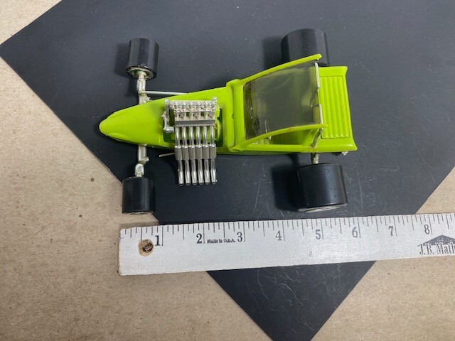 RARE! HTF! 1971 Monogram Tom Daniel Horn Toad built model. COMPLETE ...