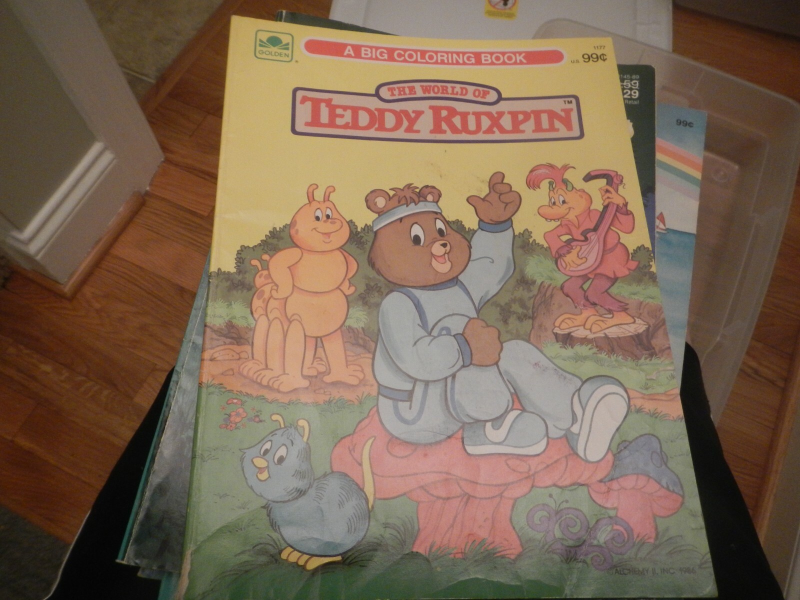 Golden Books 1986 Teddy Ruxpin Coloring Book | eBay