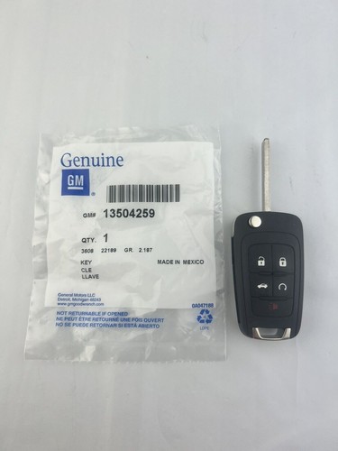2010-2017 GMC Terrain Folding Flip Key Keyless Remote Entry Fob GM ...