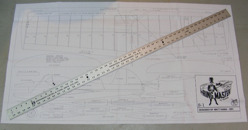 Sterling Model Airplane Plans (UC): Ringmaster 42" Stunt for .29-.35 ...