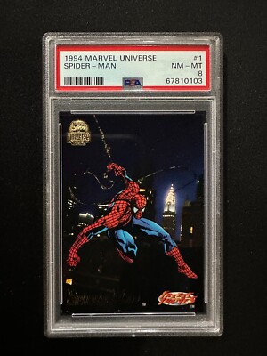 1994 Marvel Universe #1 - Spider-Man - Freeze Frames - PSA 8 | eBay