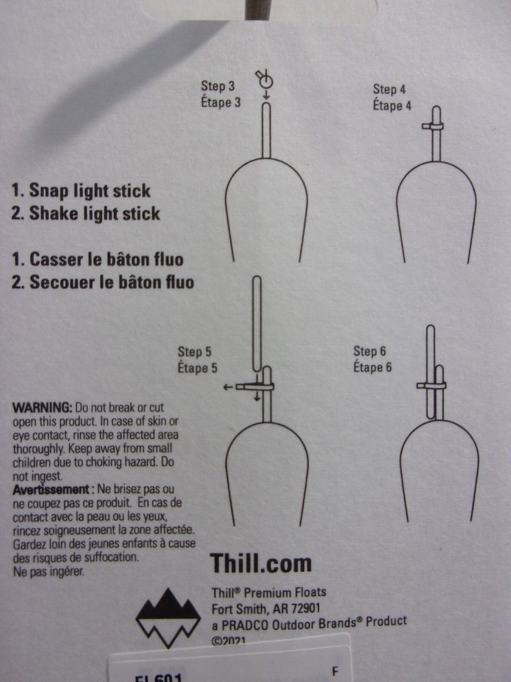 Thill Bobber Brites Float light Stick. Choose your color! | eBay