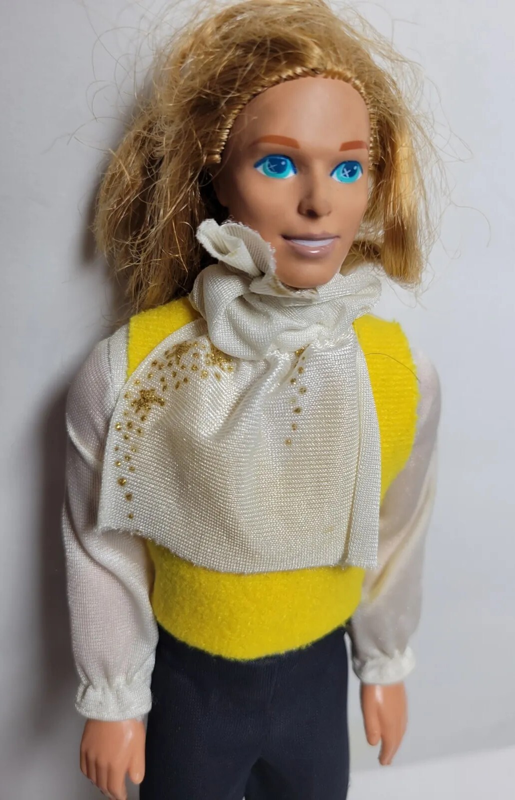1968 DISNEY MATTEL VINTAGE BEAUTY & BEAST PRINCE ADAM DOLL 12" BLONDE ...
