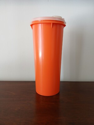 Tupperware Orange Juice Jug Juice Carafe With Flip Top Clear Lid 1262 ...