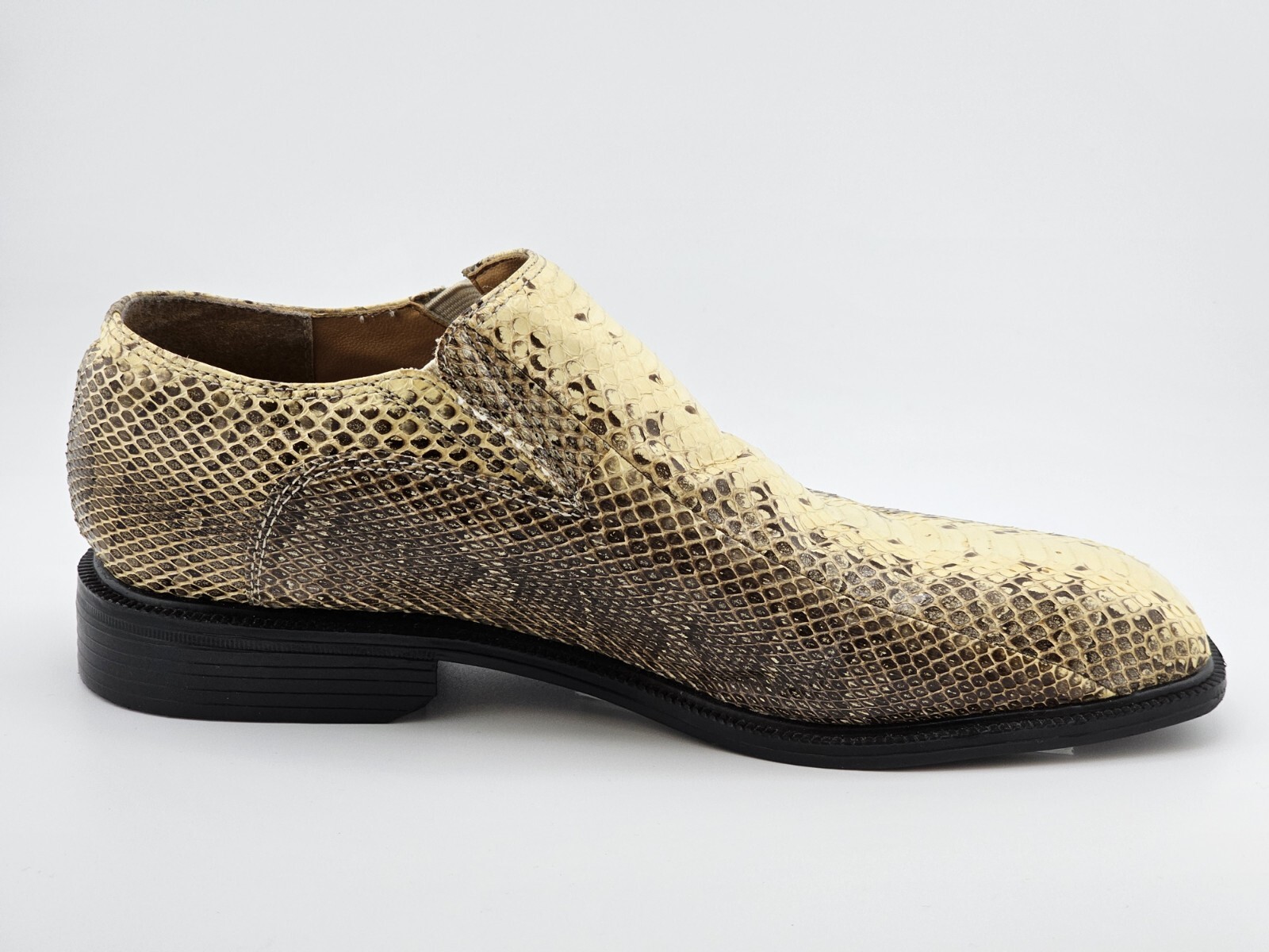 Genuine Python Snake Skin Shoes Giorgio Brutini Slip-On Dress Loafers ...