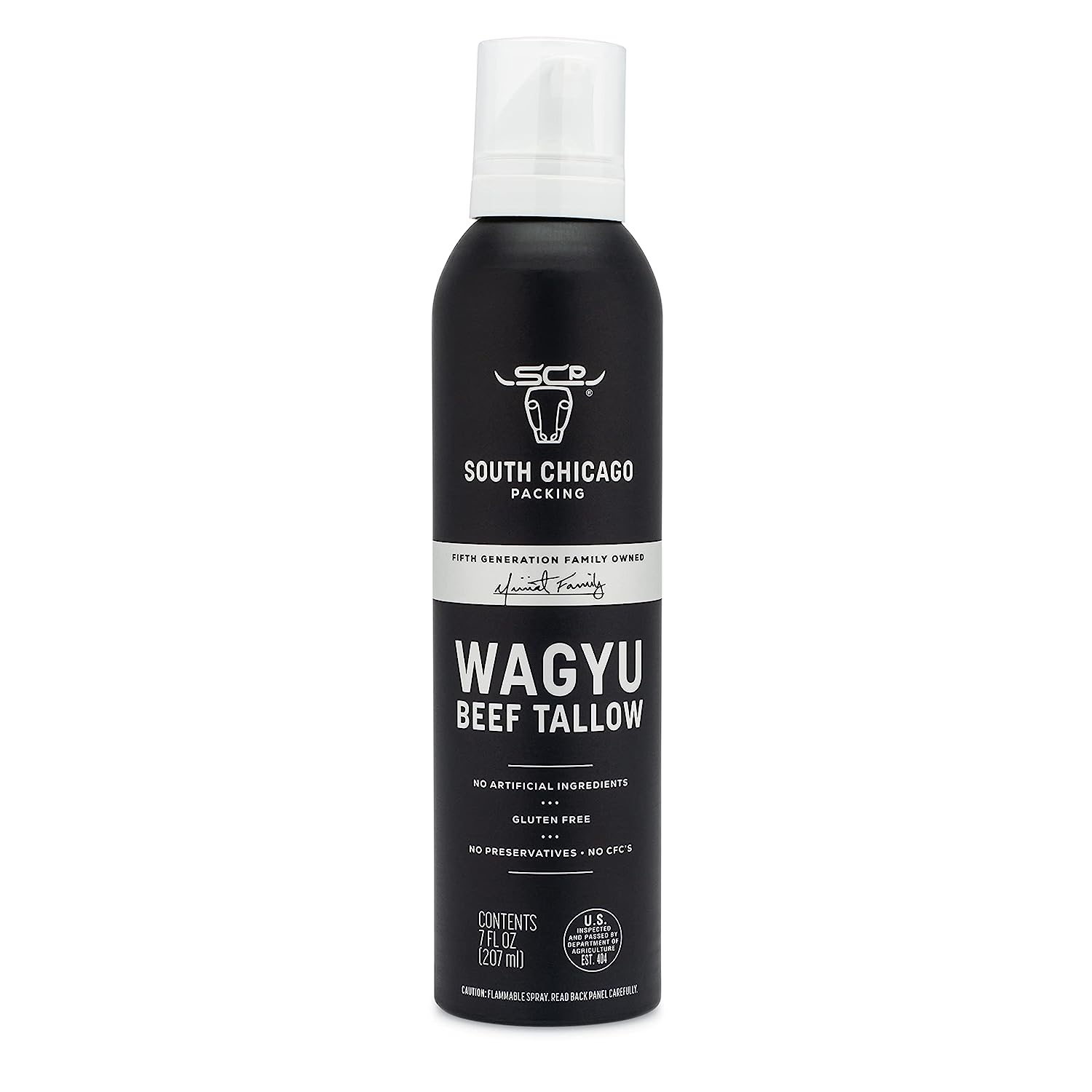 South Chicago Packing Wagyu Beef Tallow Spray, 7 Ounces, Paleo-Friendly ...