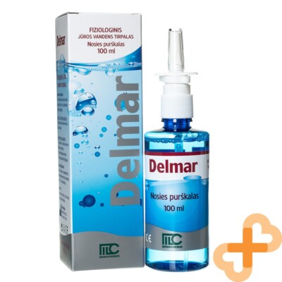 DELMAR Physiological Nasal Spray 100ml Kids And Adults Nasal Hygiene ...