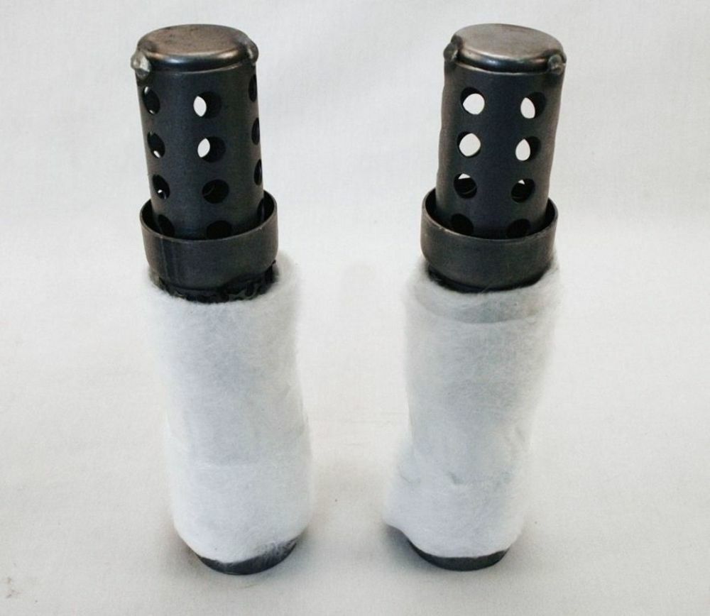 Vance & Hines Quiet Baffles Big Radius Curves Baffle Exhaust 23081 x 2 ...