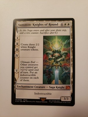 Summon: Knights of Round Final Fantasy Regular | eBay