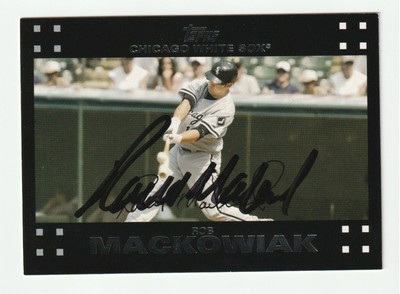 Rob Mackowiak Signed 2007 Topps Card #173 Auto Chicago White Sox ...