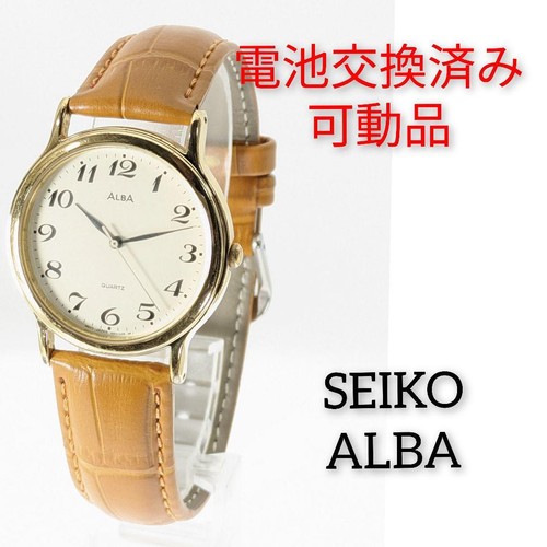 Seiko Alba Men'S Battery Belt Replacement Movable Product X-67 | eBay