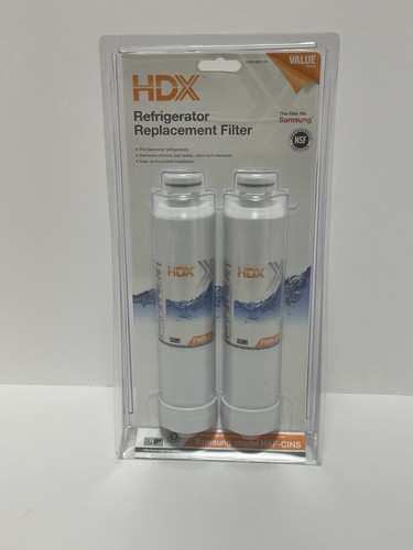 HDX FMS-2 Replacement Water Filter / Purifier for Samsung Refrigerators ...