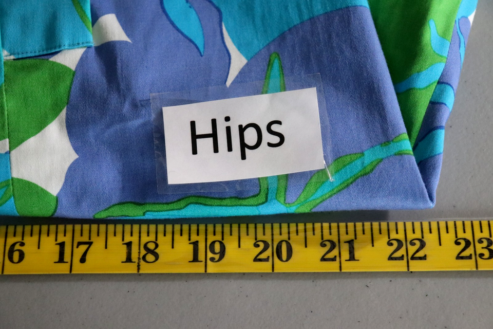 Vtg Talbots Dress Womens 12P Blue Green Floral Sleeveless Fit Flare ...