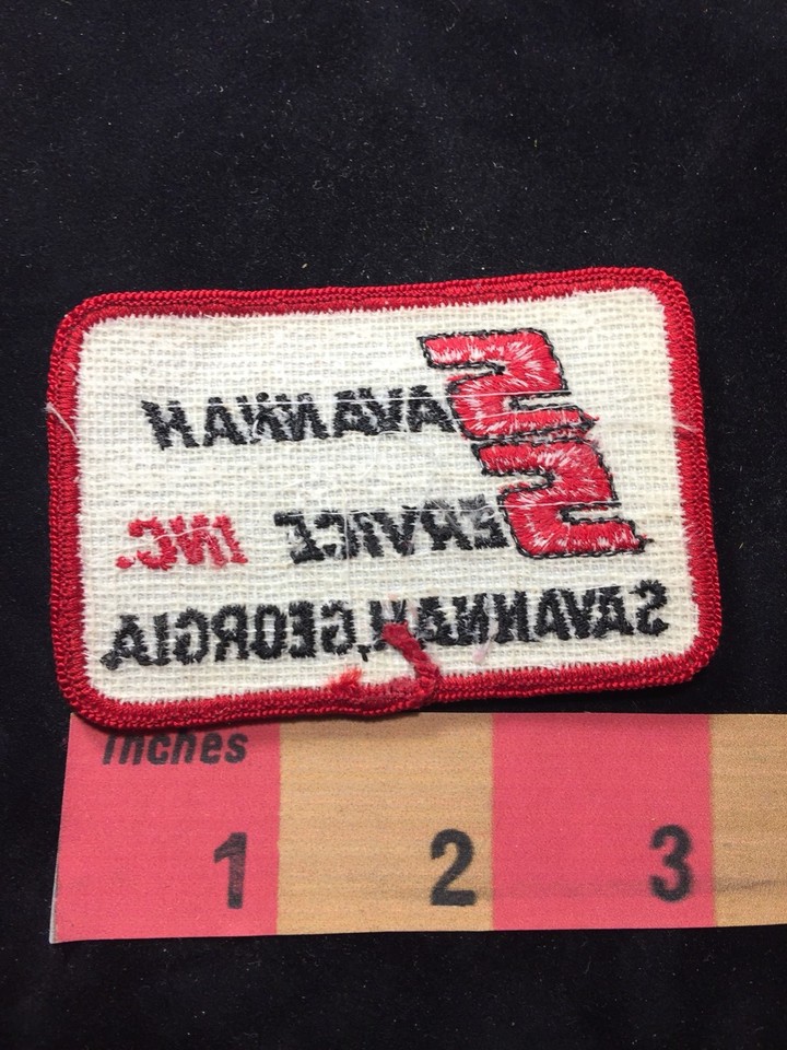 Georgia SAVANNAH SERVICE INC. Advertising Patch 85NH | eBay