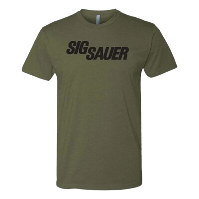 SIG SAUER Men's Military Green T-Shirt (SG-TEE-MG) | eBay