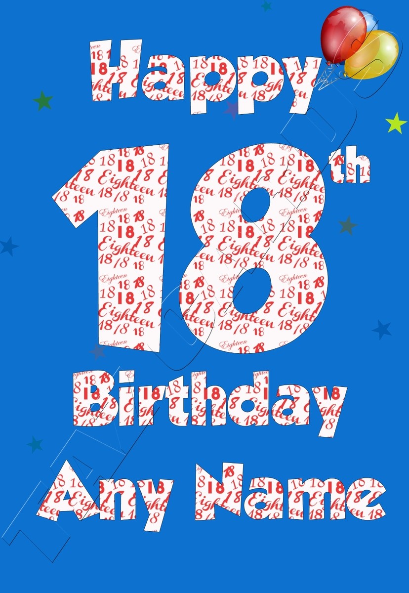 Happy 18th Birthday Wishes For A Boy