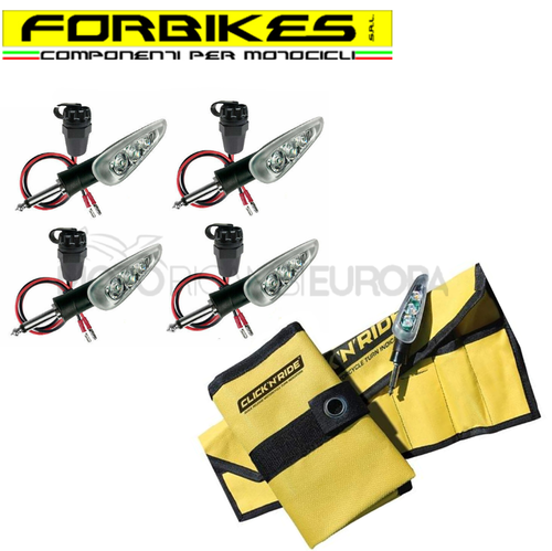 Kit 4 Flèches Universelles Moto Scooter Cross Trial Détachement Rapide ...