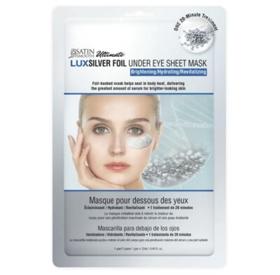 Satin Smooth Ultimate LuxSilver Foil Under Eye Sheet Mask | eBay