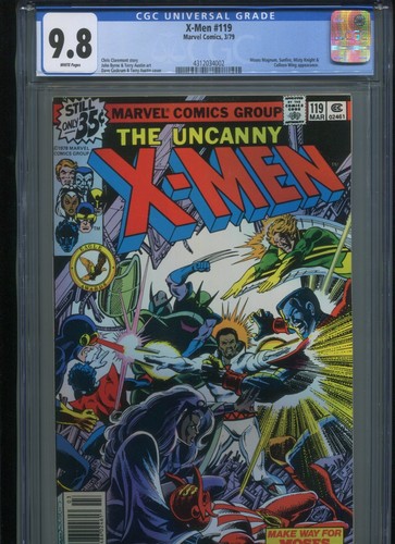 X-MEN 119 CGC 9.8 V1 1979! MOSES MAGNUM! SUNFIRE! MISTY KNIGHT ...