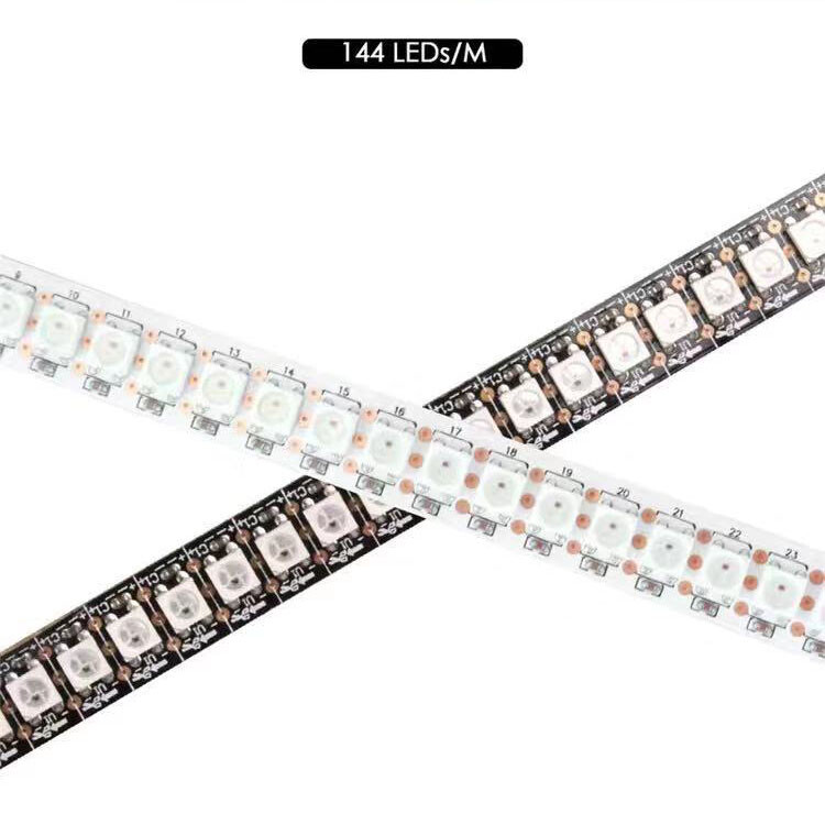 WS2812B LED Strip 5050 RGB 30/60/144LEDs/M ws2812 IC Individual ...