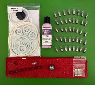 1962 Keeney El Rancho Pinball Machine Maintenance Tune Up Kit | eBay