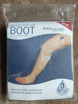 AquaGuard Shower Protection Boot, 3 Pack | eBay