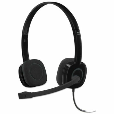 Logitech H151 Headset Microphone and volume control FREE SHIPPING 981 ...