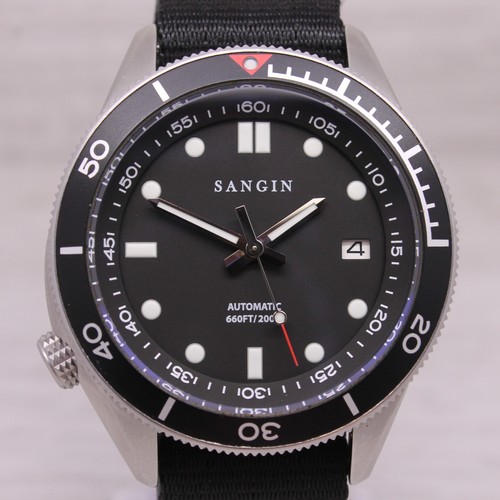 Sangin Instruments Neptune V1 42mm Steel Automatic Divers Watch 2 ...