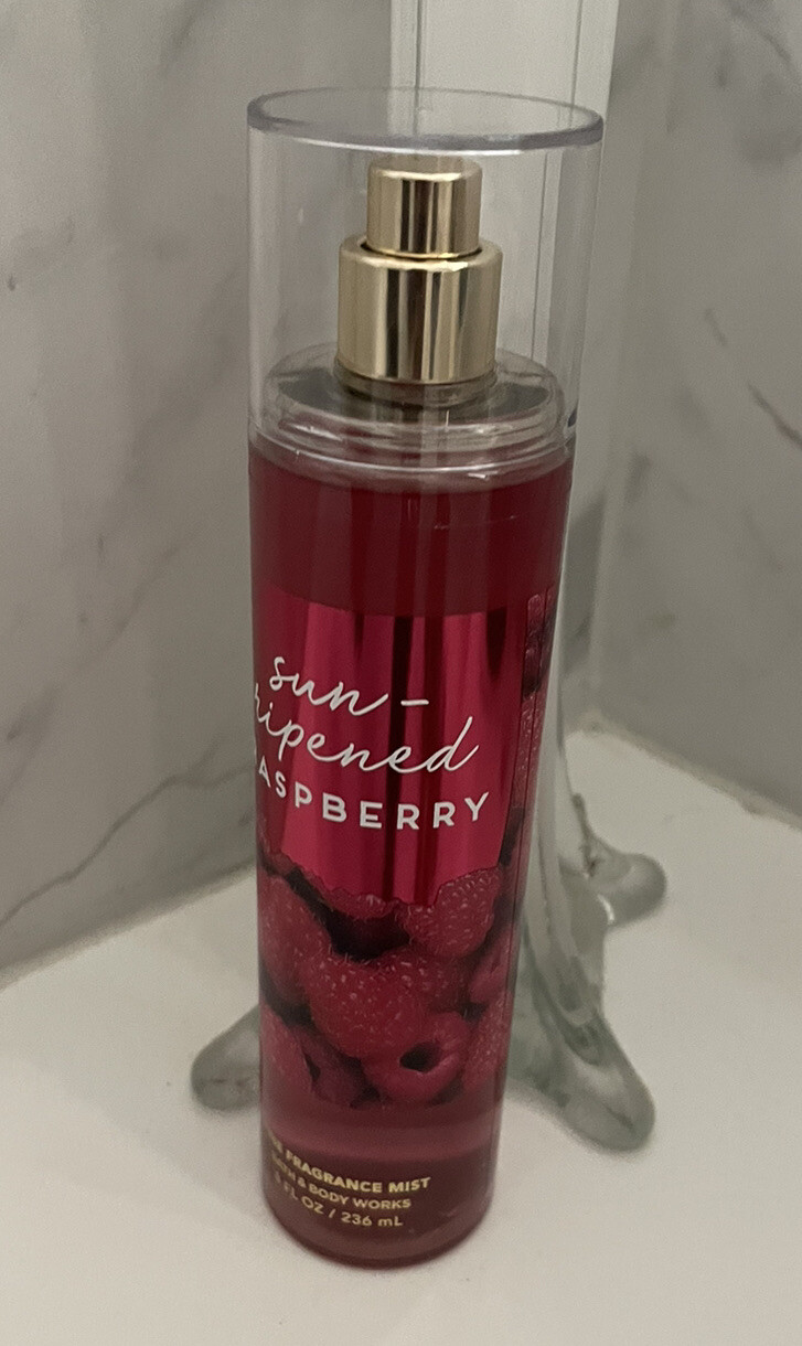 NEW Bath and Body Works SUN-RIPENED RASPBERRY Fragrance Mist 8 oz ...