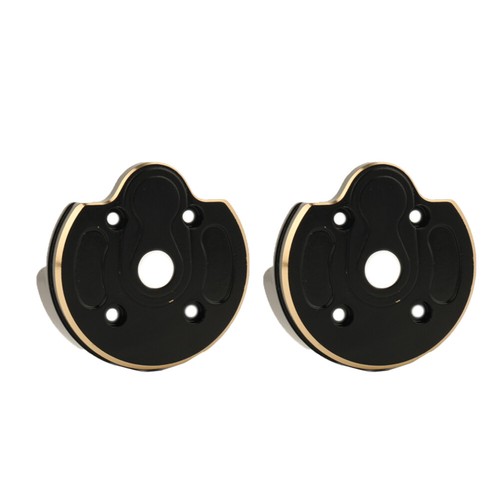 1 Pair CNC Black Edition Brass Portal Cover for Axial SCX10 III and ...