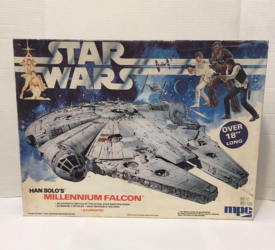 MPC Star Wars - Millennium Falcon - Science Fiction Plastic Model Kit ...