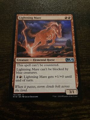 Lightning Mare (151) 2019 M19 MTG Magic The Gathering D3420* | eBay