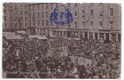 POSTCARDS-SCOTLAND-DUNDEE-PTD. Market Day, The Greenmarket | eBay