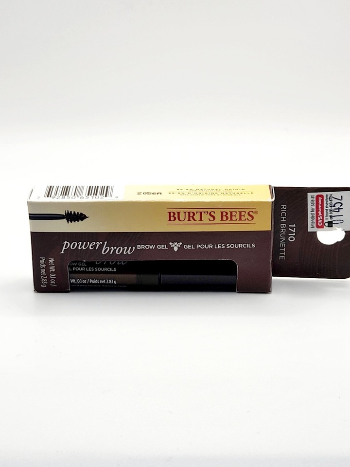 Burt's Bees~ Power Brow Brow Gel~ #1710 Rich Brunette | eBay