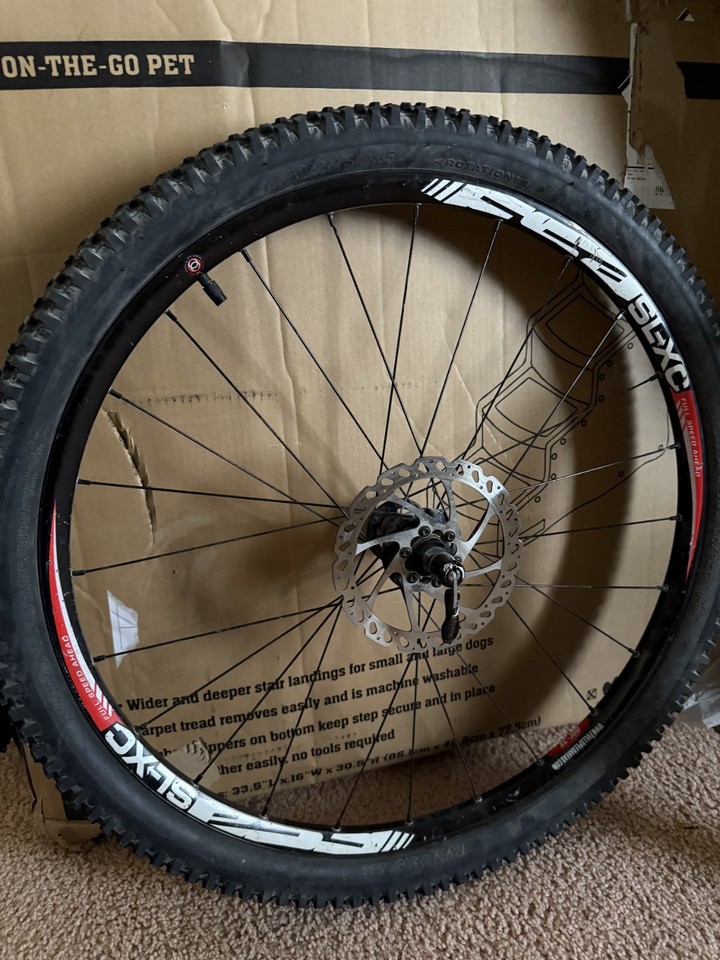 FSA XC-300 Disc Brake Black 26” Wheelset rear cassette is "surely ...