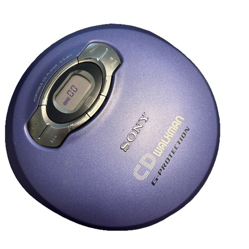 Sony CD Walkman D-EJ611 Portable CD Player - Blue- 2003 - READ FOR ...