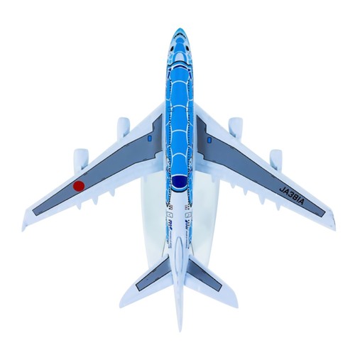 1:500 Scale Blue ANA Sea Turtle Painting A380 Alloy Plane Simulation ...