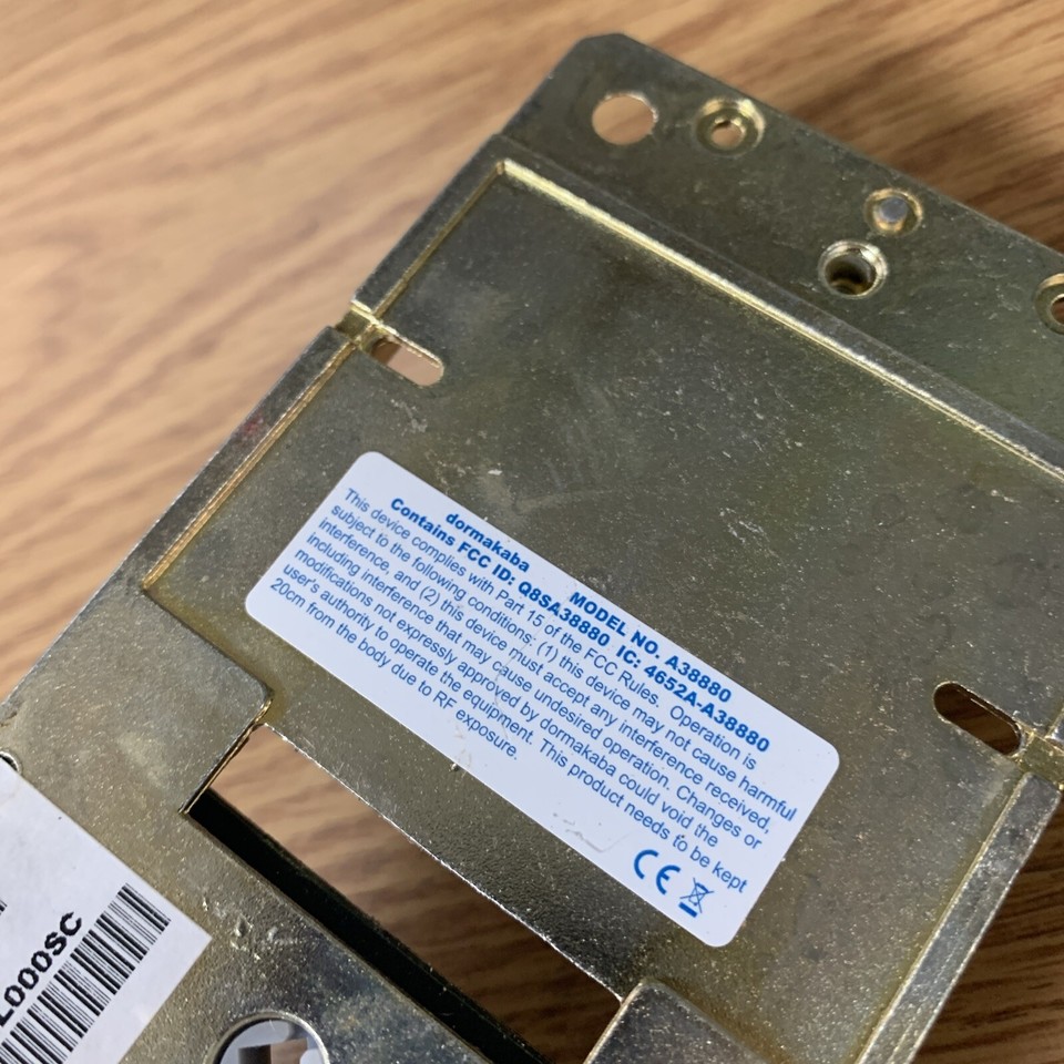 Saflok MT RFID Hotel Lock Bright Chrome Stainless Steel A38880 See Pics ...