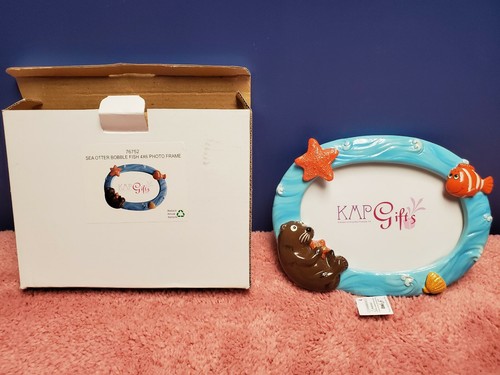 Sea Otter Bobble Fish Photo Frame By KMP Gifts 4x6 Frame Bobble Frame ...