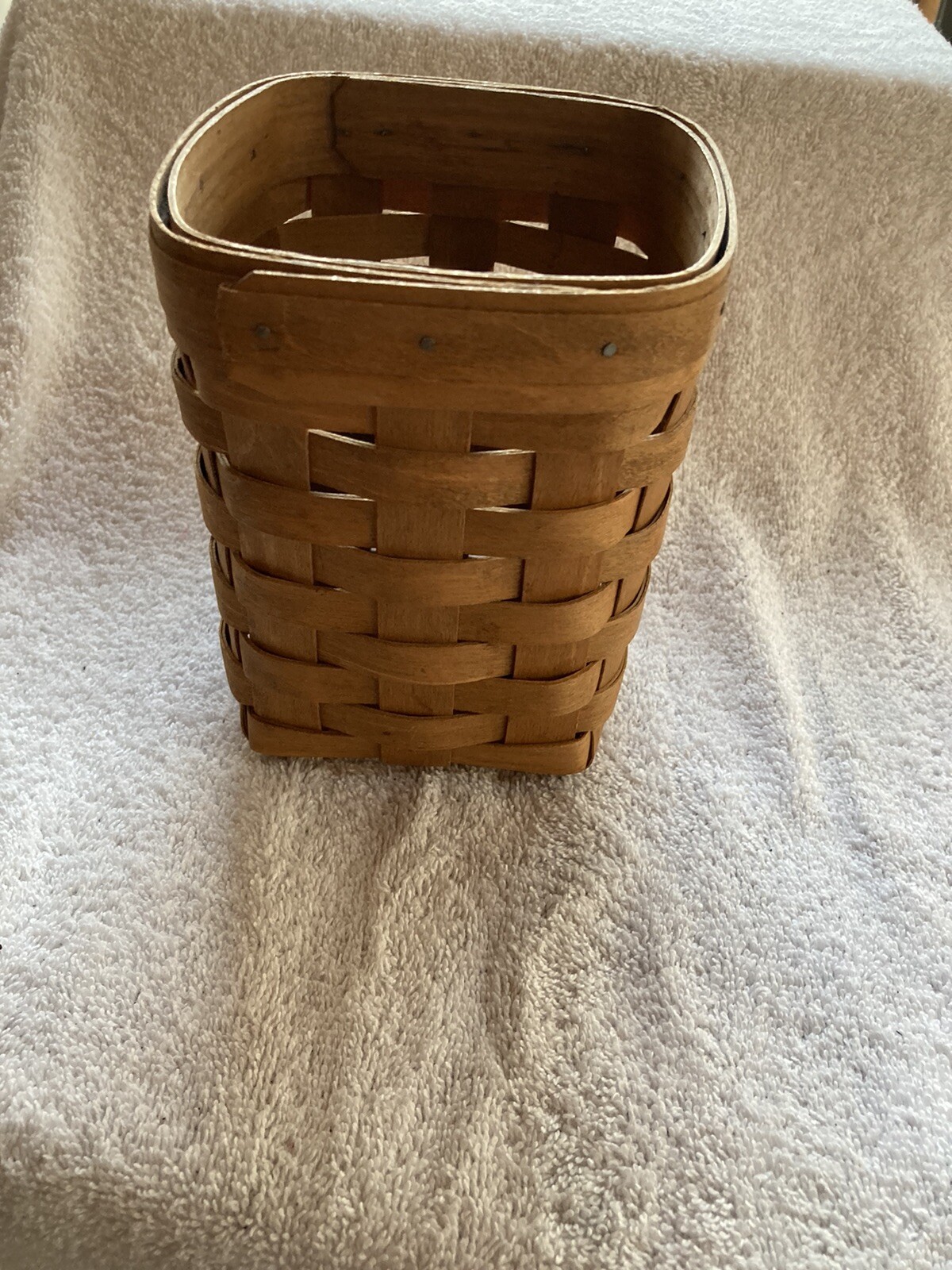 Workshops of Gerald E Henn Warren, Ohio Wooden Woven 6X4 Basket. | eBay